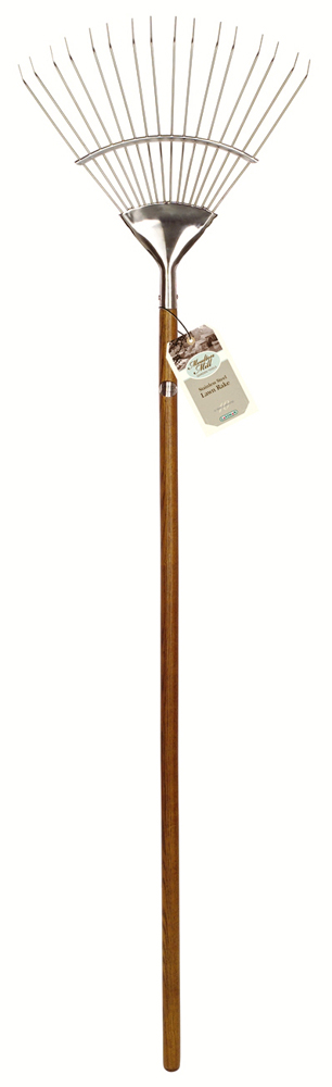 Gardman Moulton Mill Wooden Lawn Rake - Garden Tools and Equipment